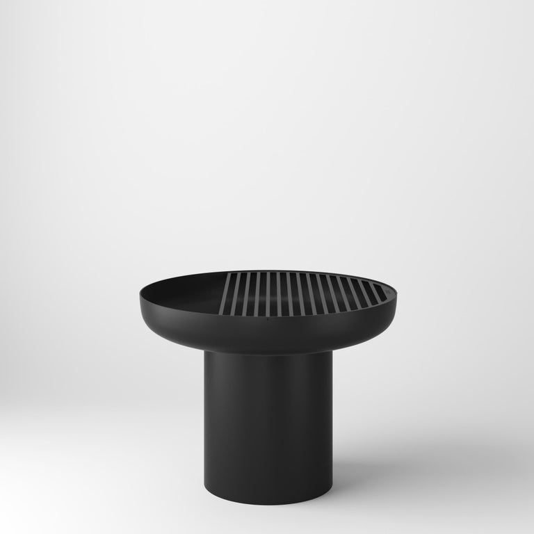 Modern Industrial Steel Side Table Handcrafted in Ukraine For Sale at ...