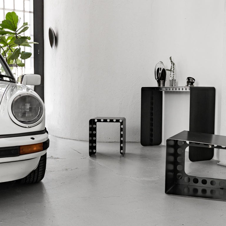 Modern Industrial Style Side Table Meccano For Sale at 1stDibs