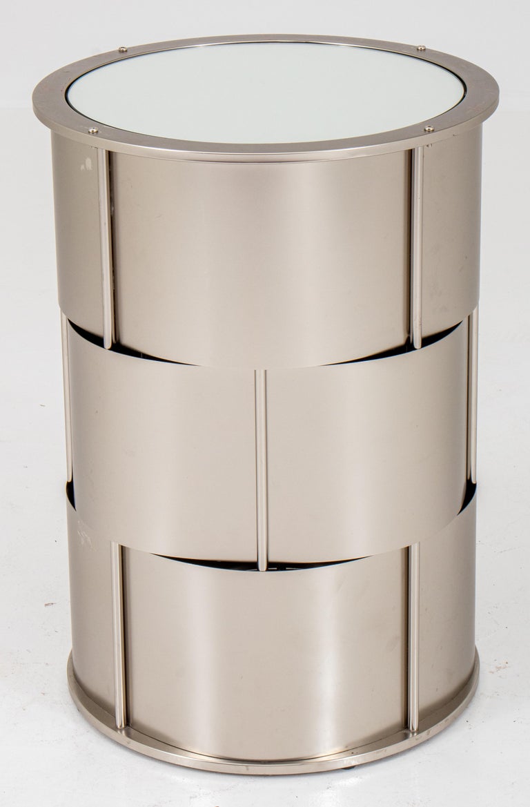 Modern Industrialist Steel Center Table For Sale at 1stDibs