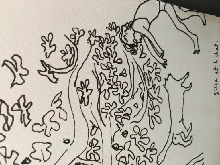 Modern Signed Ink Drawing by Werner Gilles at 1stDibs