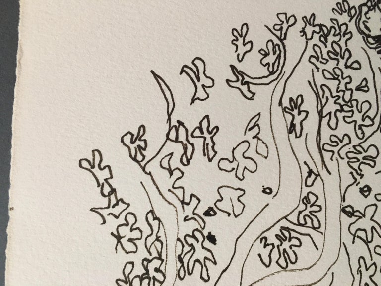 Modern Signed Ink Drawing by Werner Gilles at 1stDibs