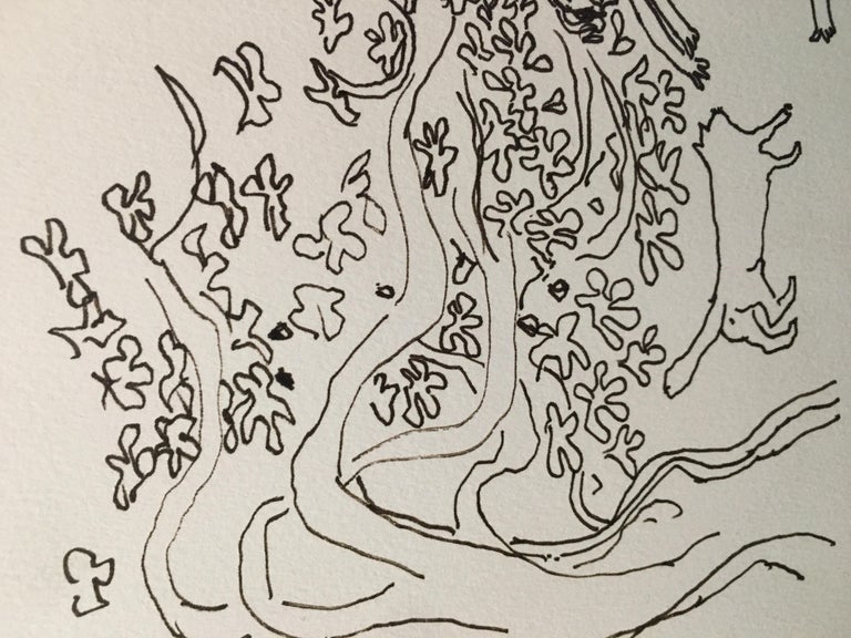 Modern Signed Ink Drawing by Werner Gilles at 1stDibs