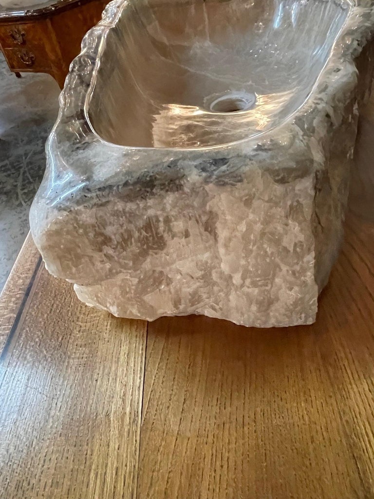 Modern Irregular Shaped Onyx Sink For Sale at 1stDibs