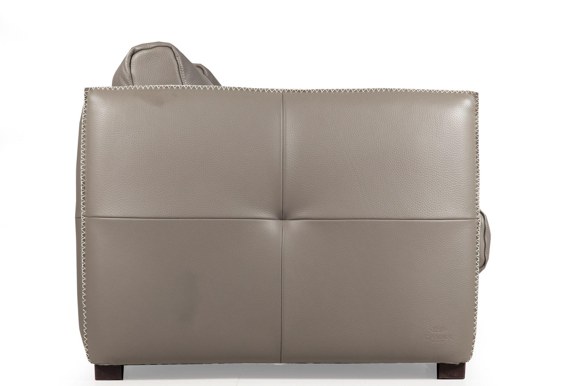 Modern Italian “Alfred” 3-Seater Leather Sofa by Gamma Arredamenti For ...