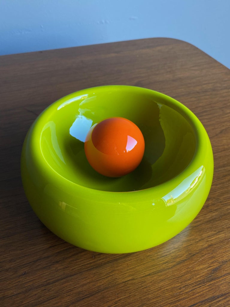 Modern Italian Ceramic Bowl circa 1975 For Sale at 1stDibs