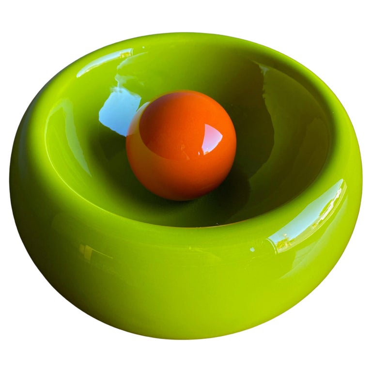 Modern Italian Ceramic Bowl circa 1975 For Sale at 1stDibs