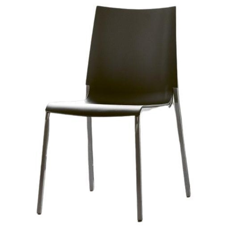 Modern Italian Chair in Lacquered Metal and Polypropylene, Bontempi ...