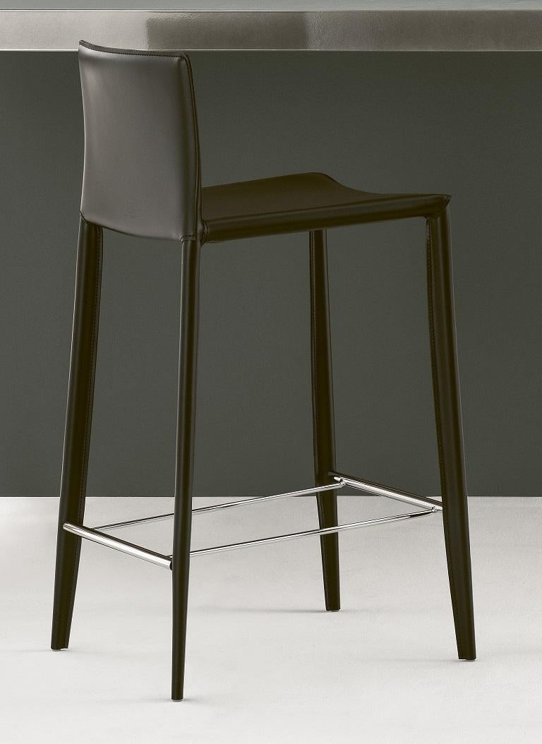 Modern Italian Completely Upholstered Stool from Bontempi Casa ...