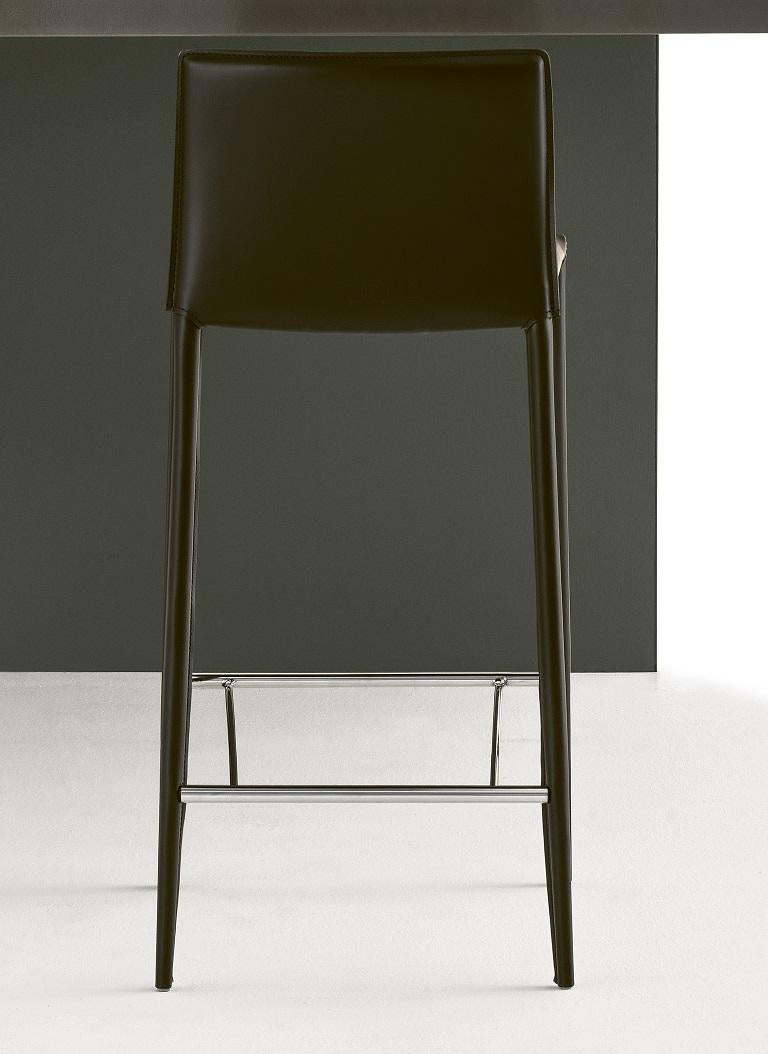 Modern Italian Completely Upholstered Stool from Bontempi Casa ...