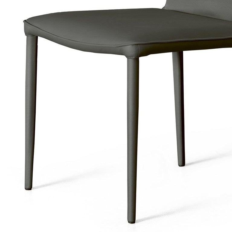 Modern Italian Completly Upholstered Eco Leather Chair-Bontempi Casa ...