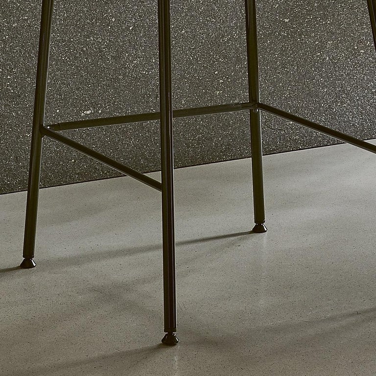 Modern Italian Metal, Wood and Polypropylene Stool from Bontempi Casa ...