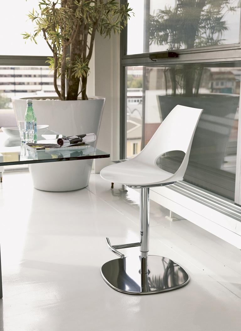 Modern Italian Swivel Polypropylene Stool from Bontempi Casa Collection ...