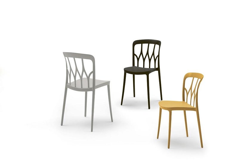 Modern Italian White Polypropylene Chair from Bontempi Collection For ...