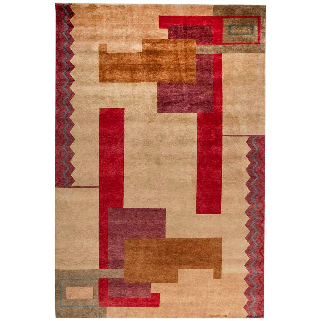 Large Rug by Ivan Da Silva Bruhns, circa 1930 For Sale at 1stDibs