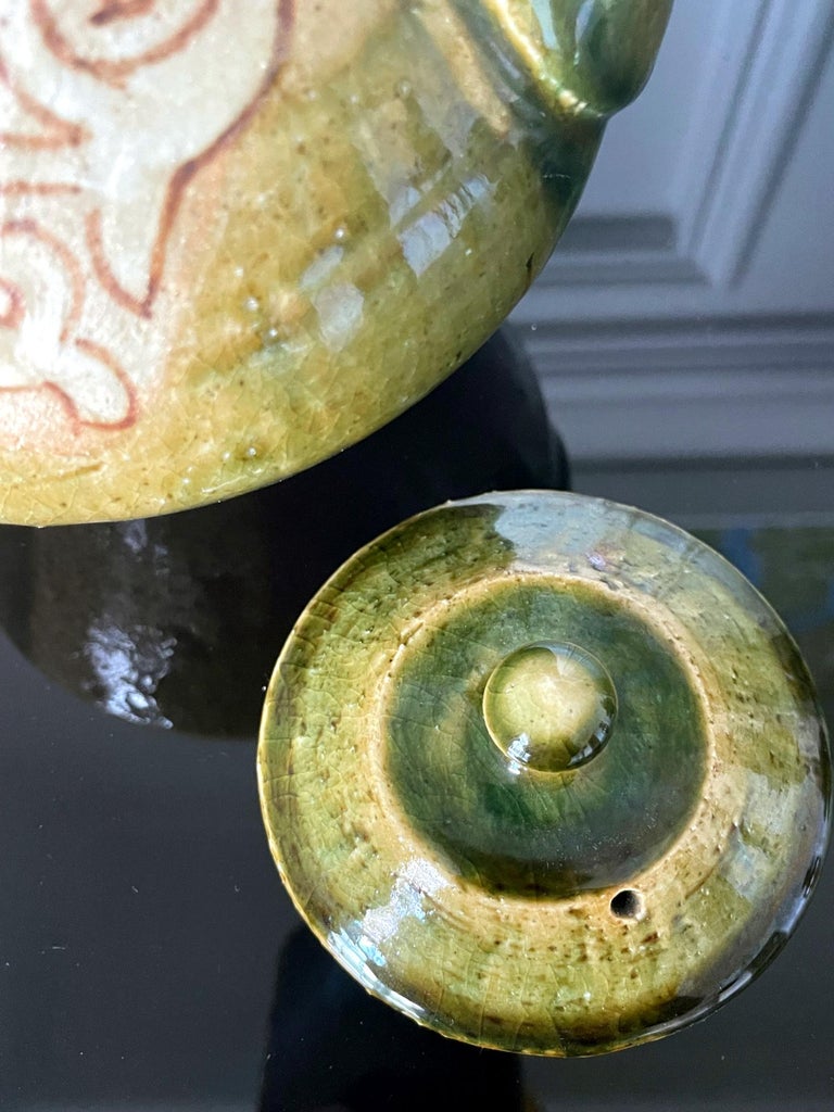 Modern Japanese Studio Pottery Oribe Tea Pot by Ken Matsuzaki For Sale ...