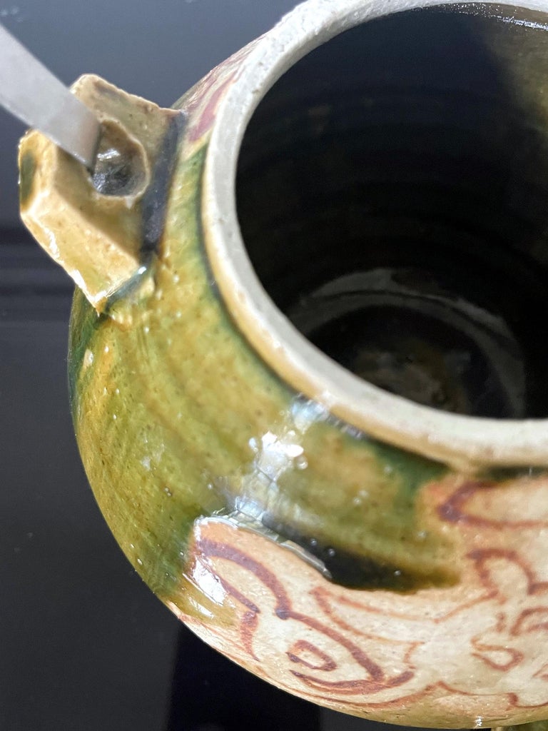 Modern Japanese Studio Pottery Oribe Tea Pot by Ken Matsuzaki For Sale ...