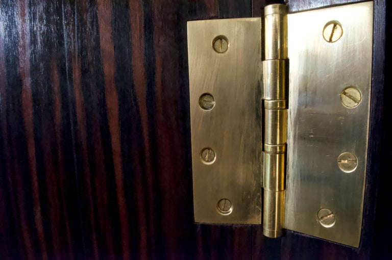 Modern, Java, Wardrobe in Full-Grain Leather, Handcrafted with Bas ...