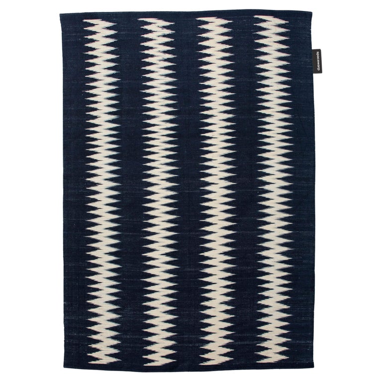 Handwoven Beating a Polygraph Rug by Spacewarp For Sale at 1stDibs