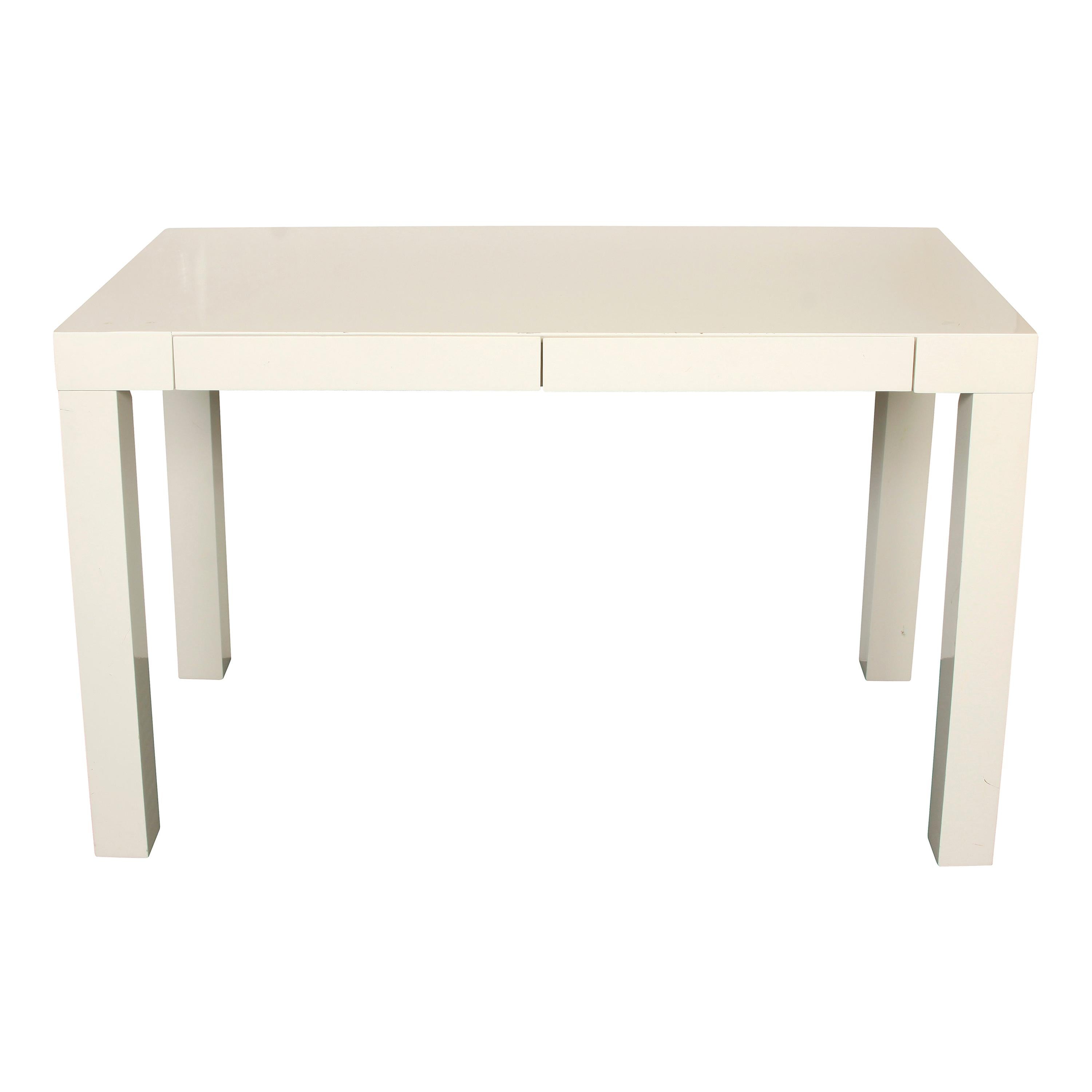 Modern Lacquered Parsons Style Writing Desk at 1stDibs