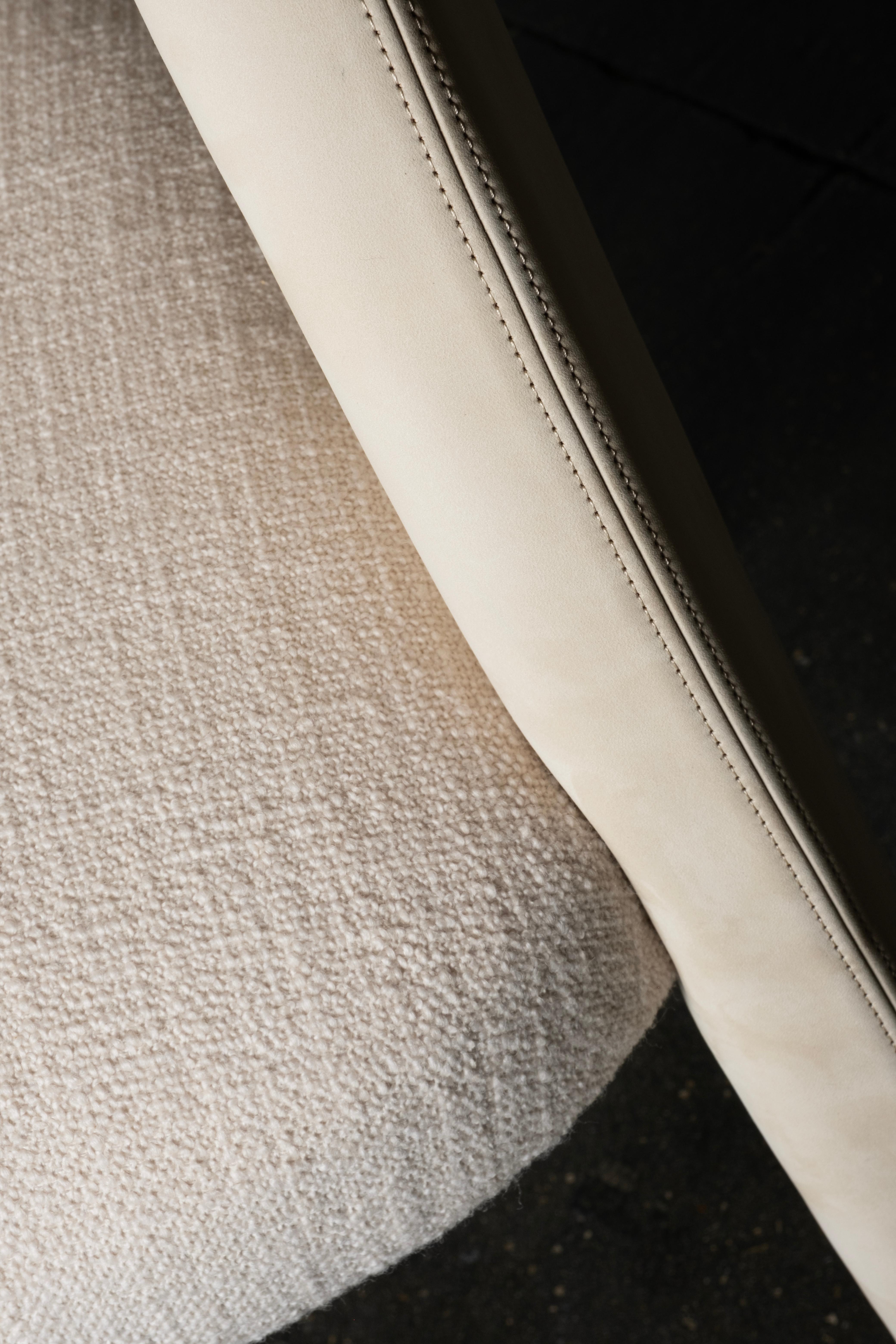 Modern Laurence Dining Chairs, DEDAR Fabric, Nubuck Handmade Portugal ...