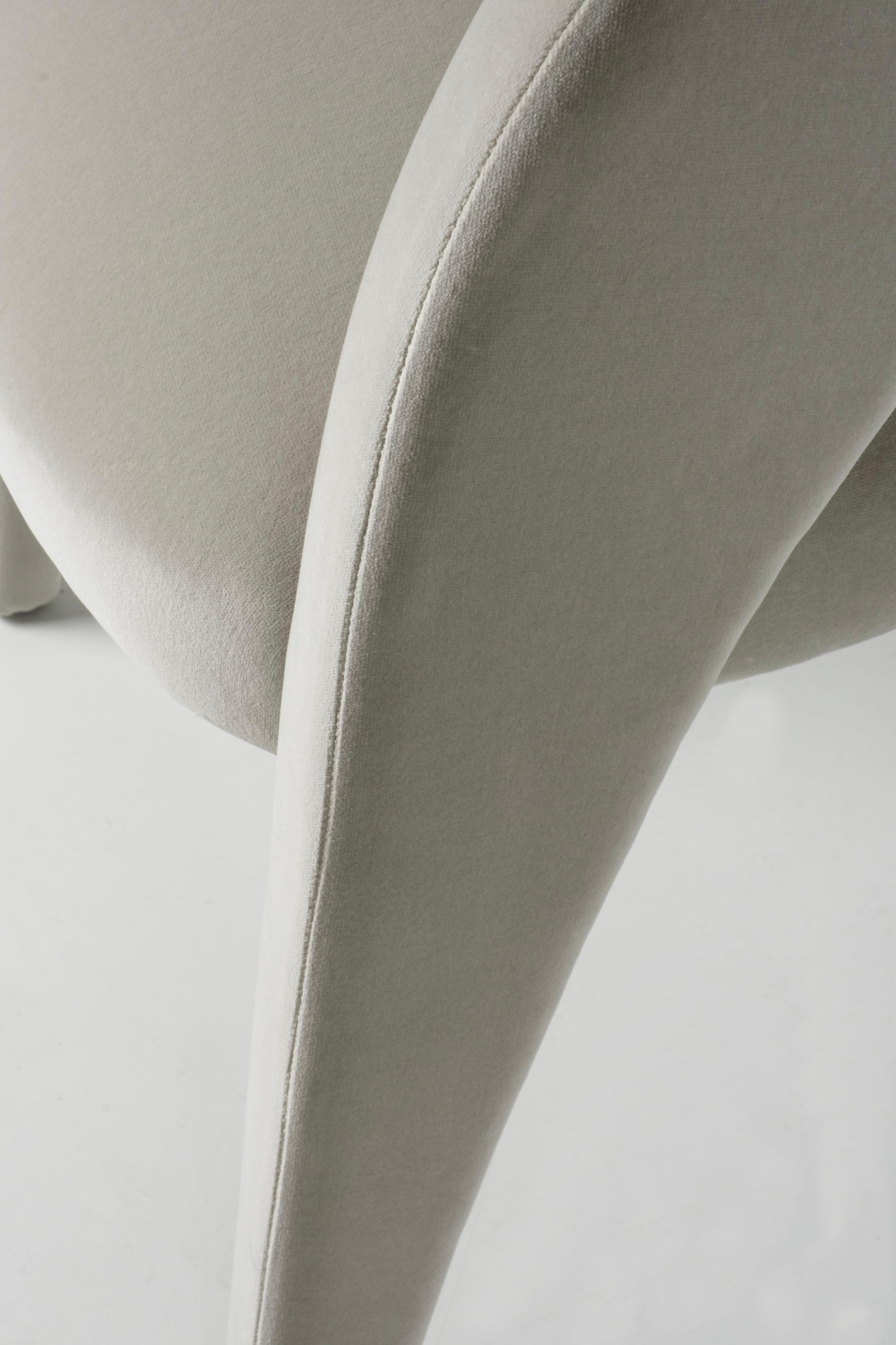 Modern Laurence Dining Chairs, DEDAR Velvet, Handmade in Portugal by ...