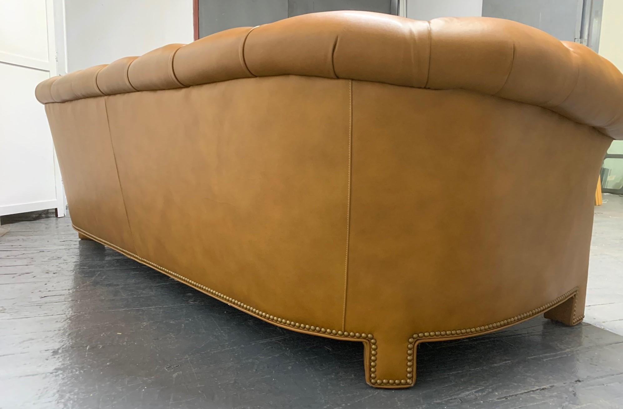 Modern Leather Chesterfield Style Sofa For Sale at 1stDibs | modern ...