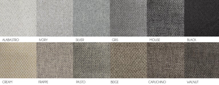 Modern Light Ash Gray Fabric Dining Chair with Steel Base Black Conical ...