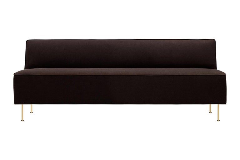 Modern Line Sofa, Fully Upholstered, Small For Sale at 1stDibs