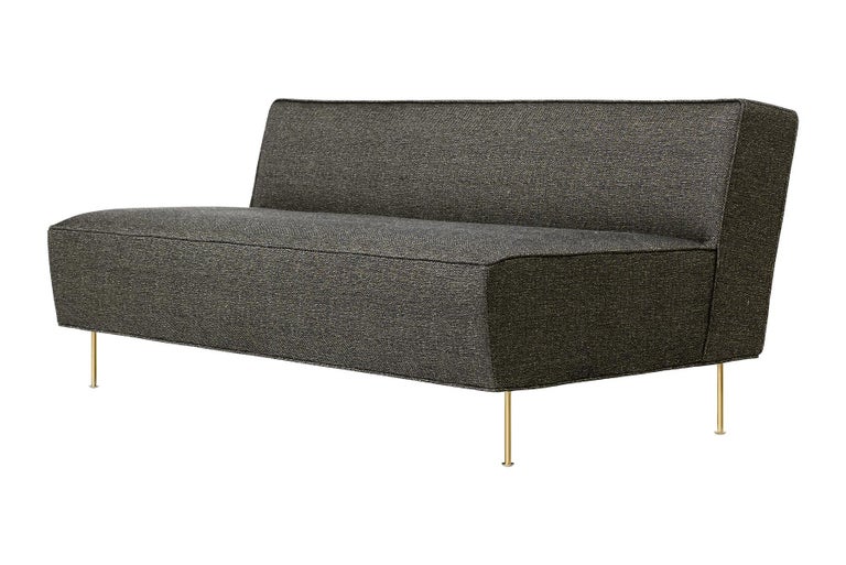 Modern Line Sofa, Fully Upholstered, Small For Sale at 1stDibs