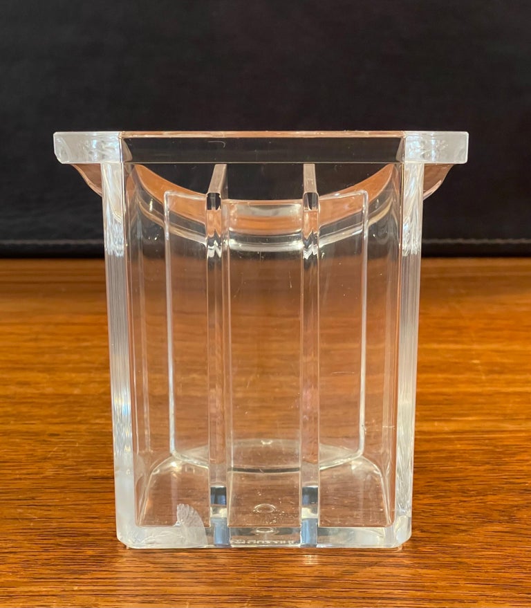 Modern Lucite Desk Organizer by Guzzini For Sale at 1stDibs