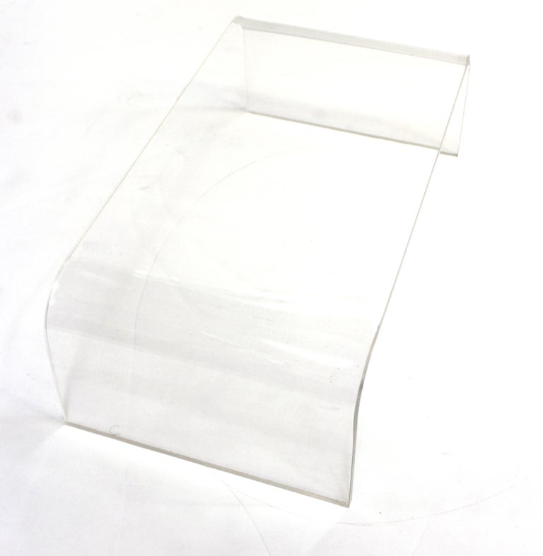 Modern Lucite Display Stand Pedestal at 1stDibs