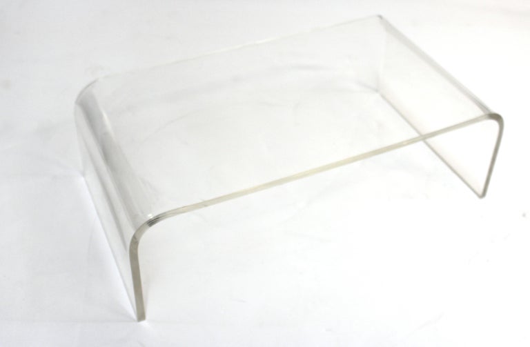 Modern Lucite Display Stand Pedestal at 1stDibs