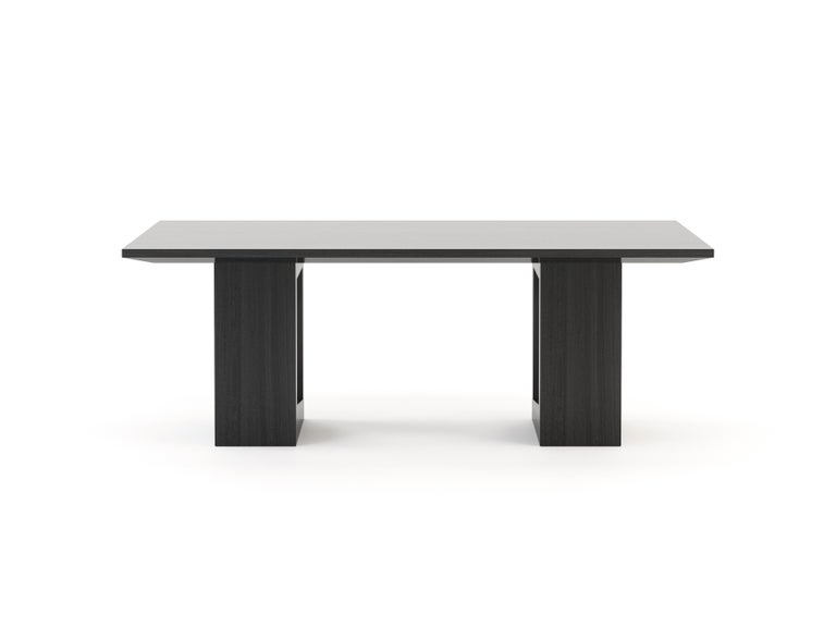 Modern Manhattan Dining Table Made with Wood, Handmade by Stylish Club ...
