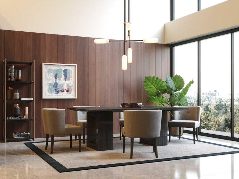 Modern Manhattan Dining Table Made with Wood, Handmade by Stylish Club ...