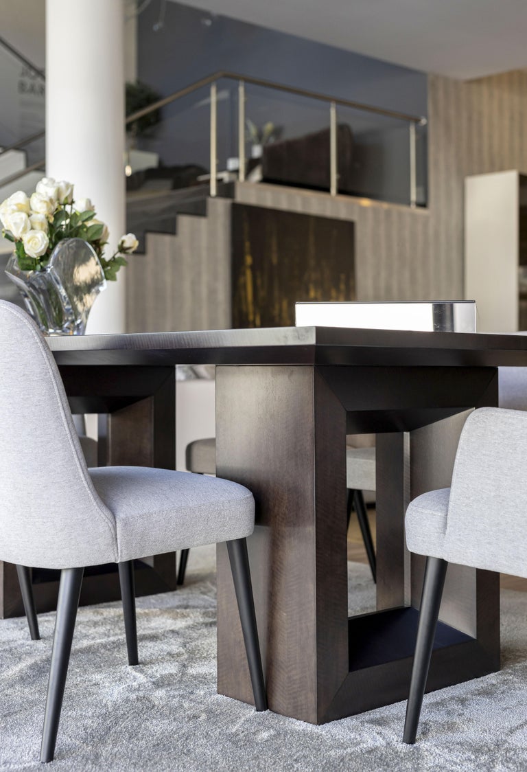 Modern Manhattan Dining Table Made with Wood, Handmade by Stylish Club ...