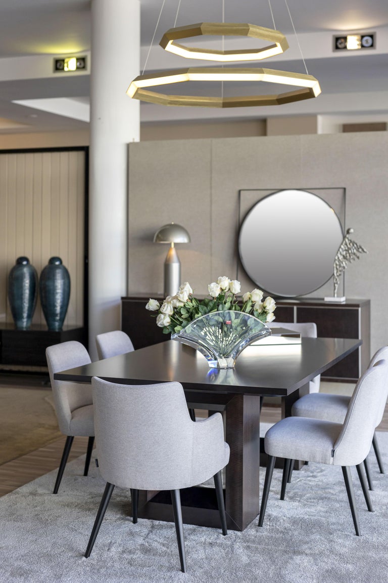 Modern Manhattan Dining Table Made with Wood, Handmade by Stylish Club ...