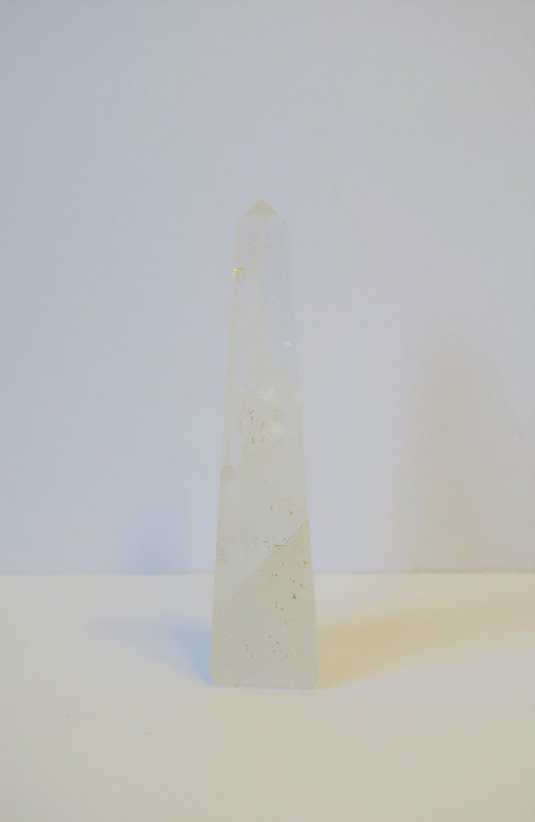 Modern Marble and Crystal Obelisk Sculptures For Sale at 1stdibs