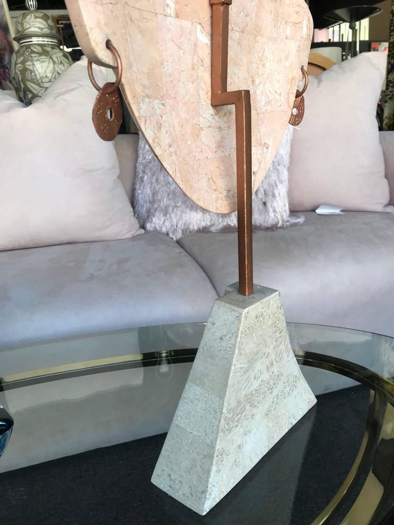 Modern Marble and Stone Face Sculpture by Joseph de Castro, 1990s at ...