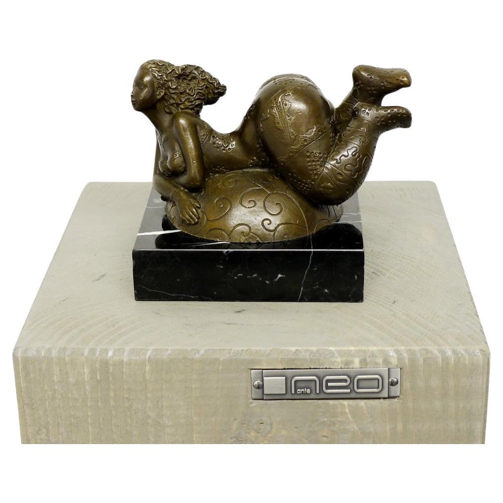 Modern Marble Base Bronze Erotic Nude Sculpture For Sale At 1stdibs