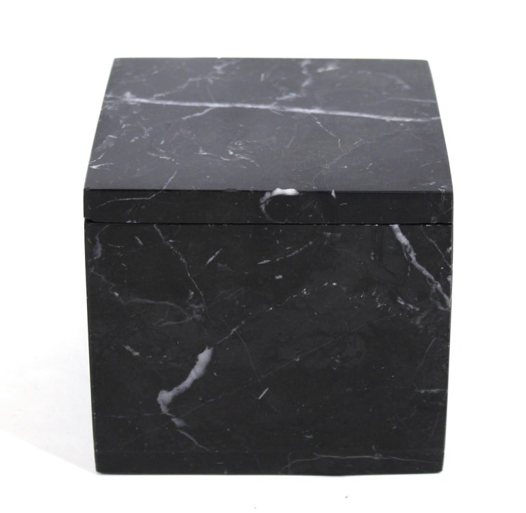 Modern Marble Trinket Box For Sale at 1stDibs