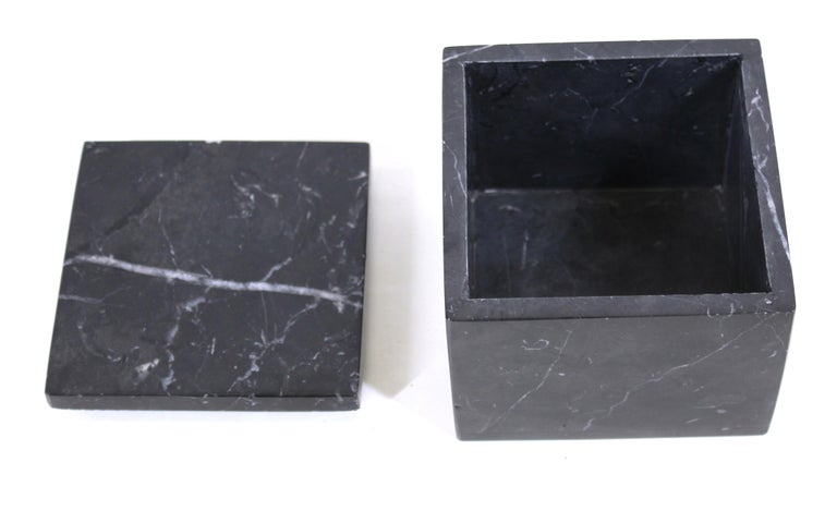 Modern Marble Trinket Box For Sale at 1stDibs