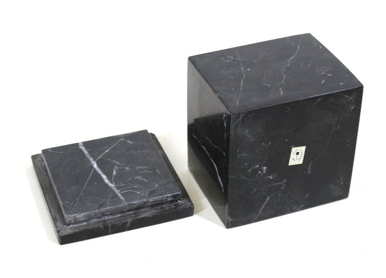 Modern Marble Trinket Box For Sale at 1stDibs