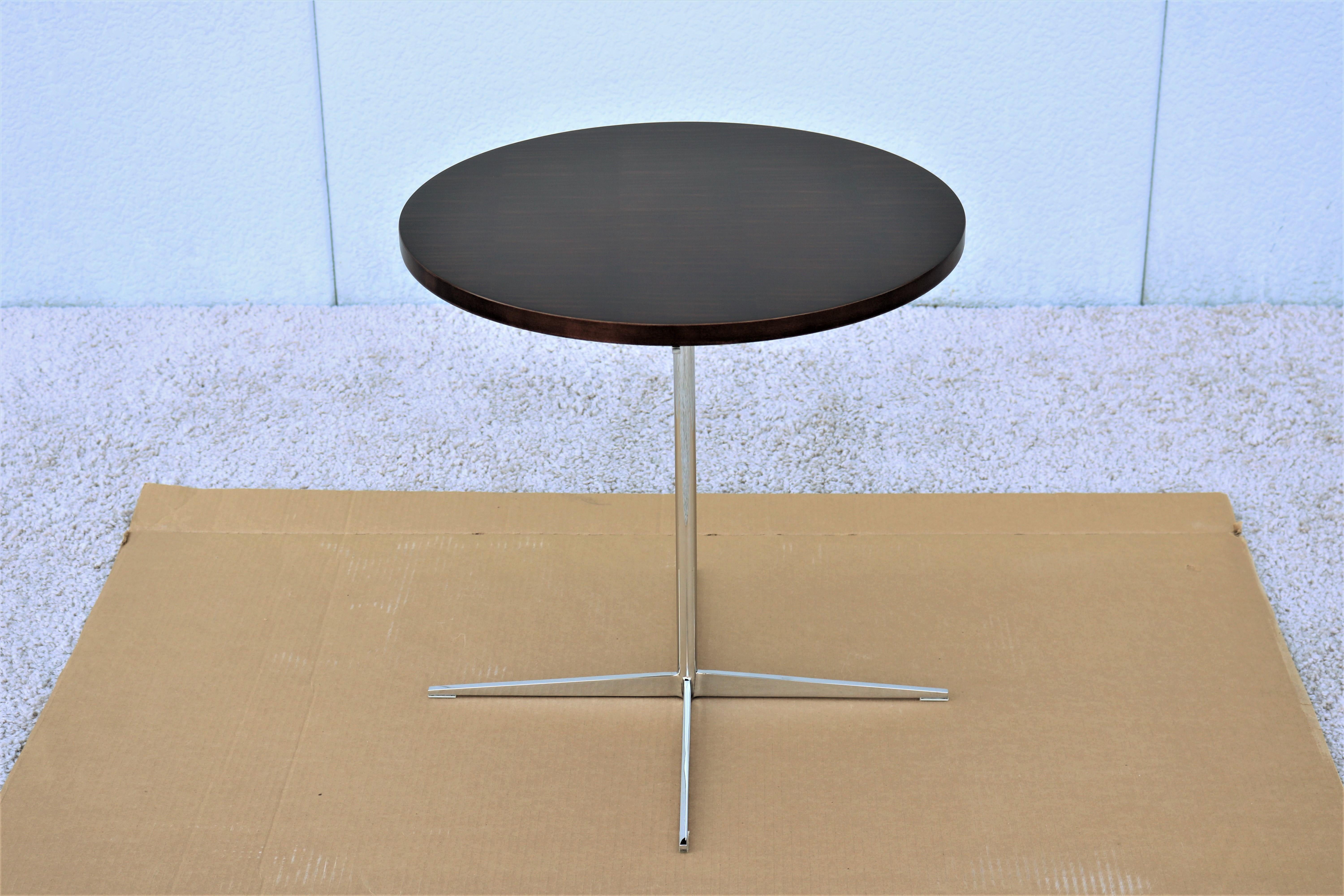 Modern Marc Thorpe for Bernhardt Design Facet Round Maple Occasional ...