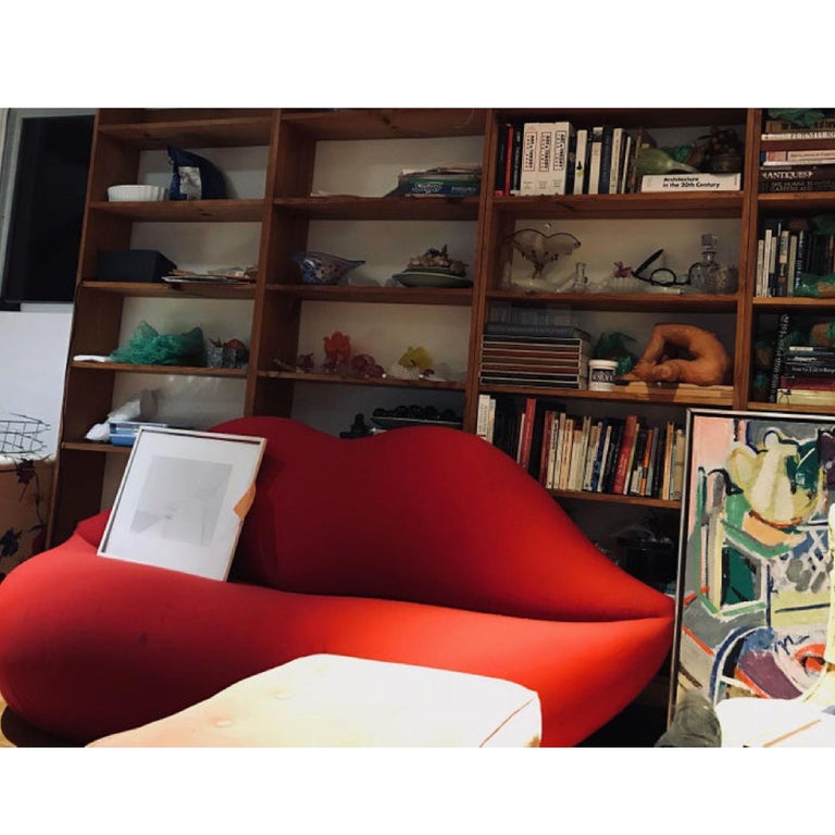 Modern Marilyn Bocca Sofa, Red, Studio 65 for Gufram Italy, 1970 For ...
