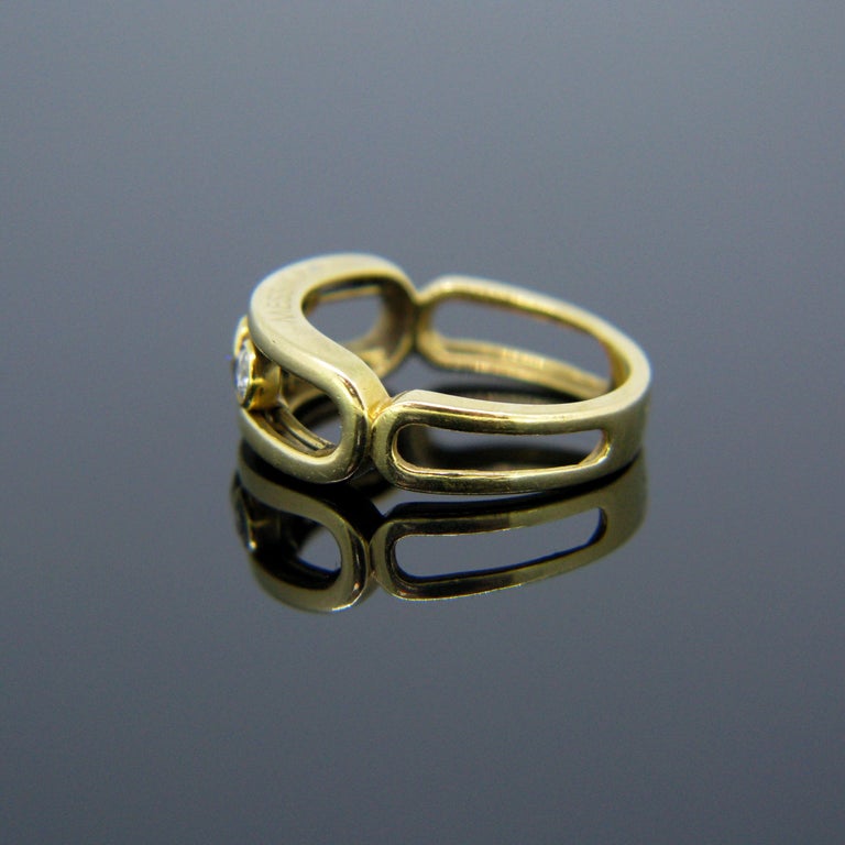 Modern Messika Move Classique Yellow Gold Diamond Band Ring at 1stDibs ...