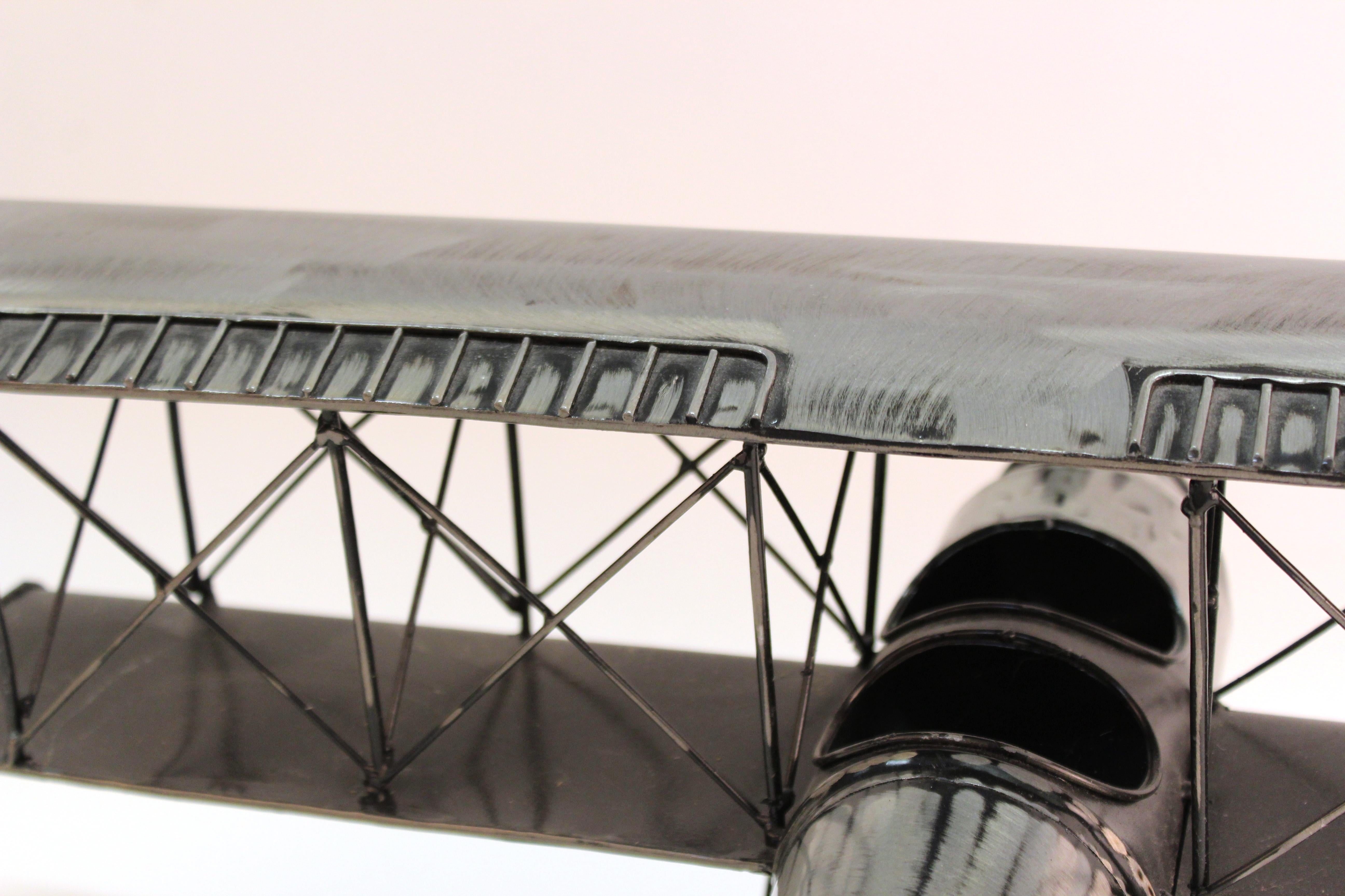 Modern Metal Airplane Model Collectible at 1stDibs | metal airplane ...