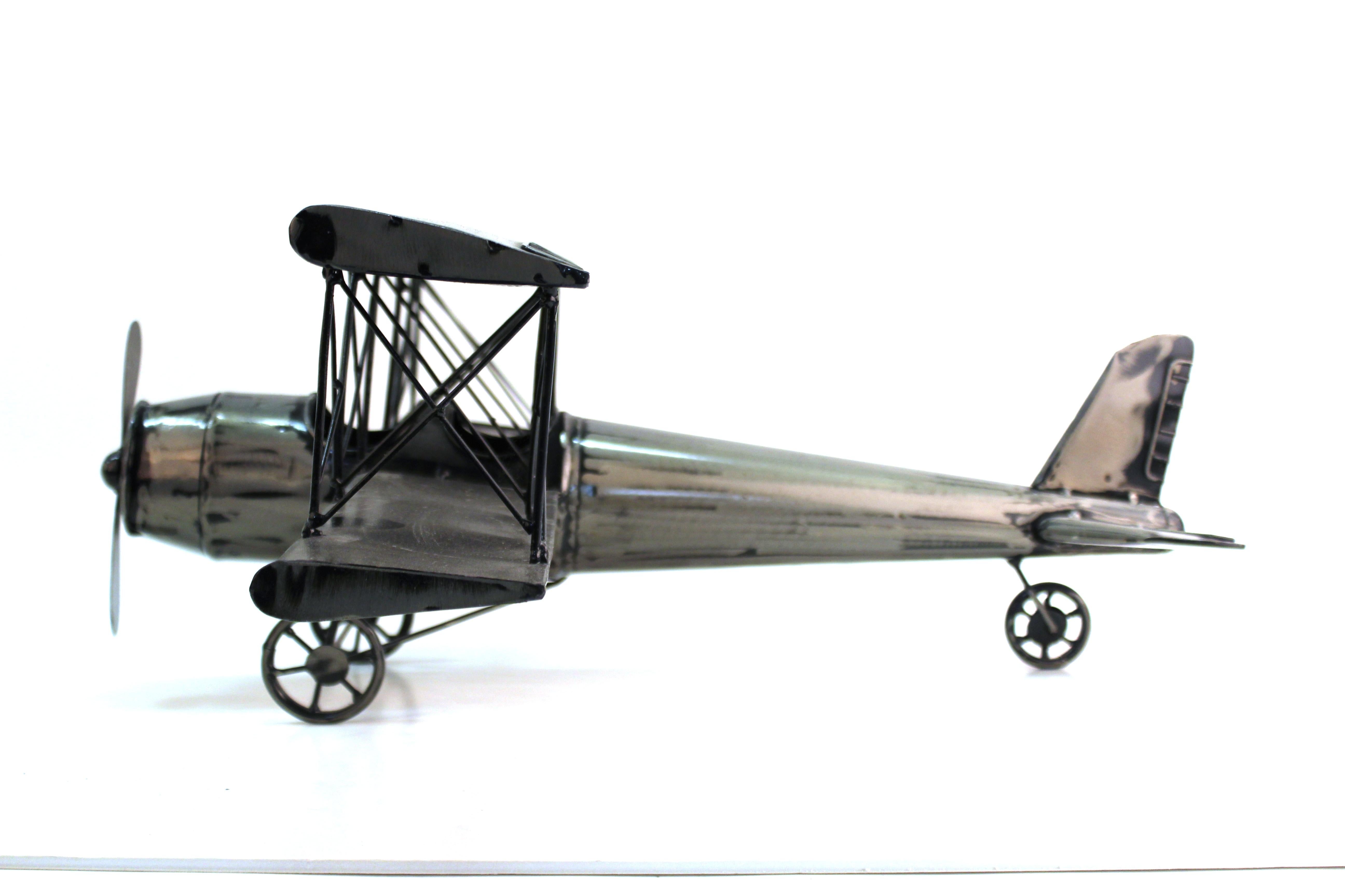 Modern Metal Airplane Model Collectible at 1stDibs | metal airplane ...