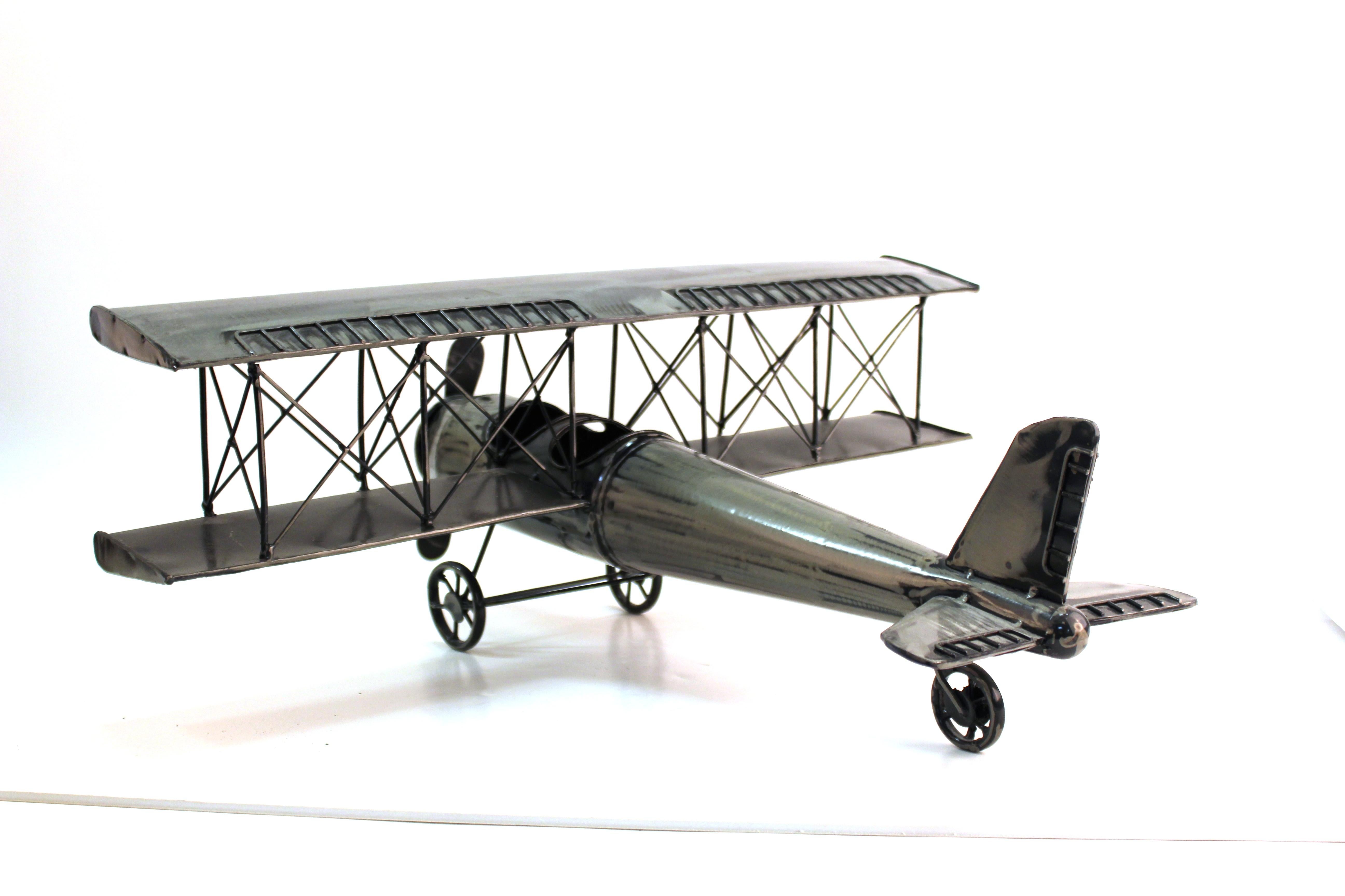 Modern Metal Airplane Model Collectible at 1stDibs | metal airplane ...