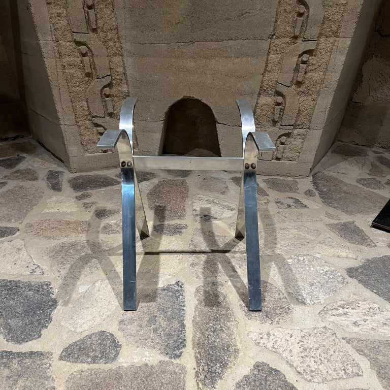 Modern Mexico 1970s Sculptural Side Table Base in Aluminum For Sale at ...