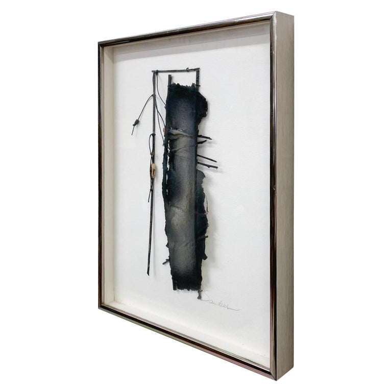 Modern Minimalism Clean Abstract Textile Wall Art Signed Sanders For ...